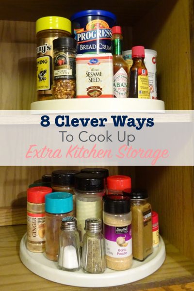 8 Clever Ways to Cook Up Extra Kitchen Storage - Single Girl's DIY