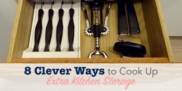 8 Clever Ways to Cook Up Extra Kitchen Storage - Single Girl's DIY