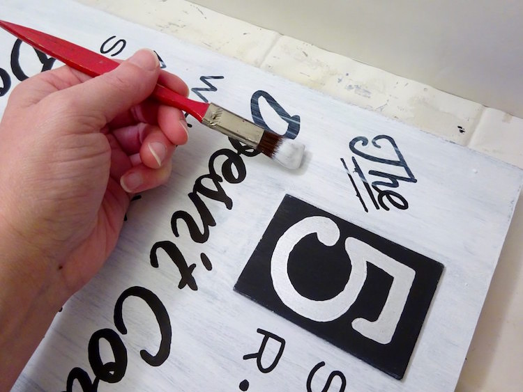 Five Second Rule DIY Dog Sign - Single Girl's DIY