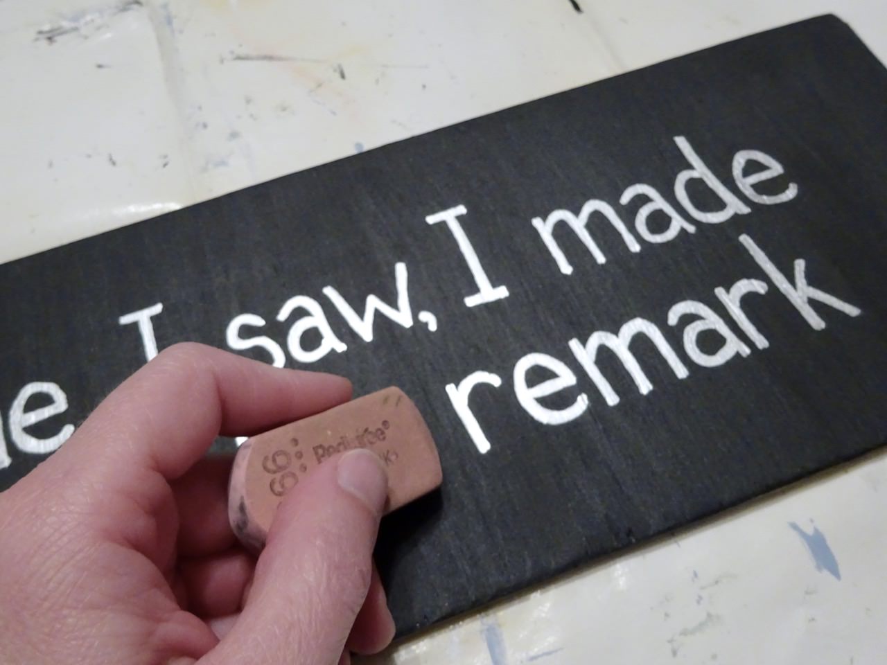 How to Make Hand Lettered Signs - No Special Tools Required - Single ...