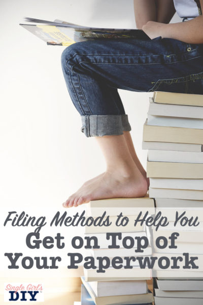 Filing & Storage Tips to Organize Office Paperwork - Single Girl's DIY