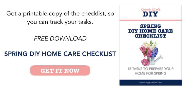 Your Spring DIY Home Care Checklist | Single Girl's DIY