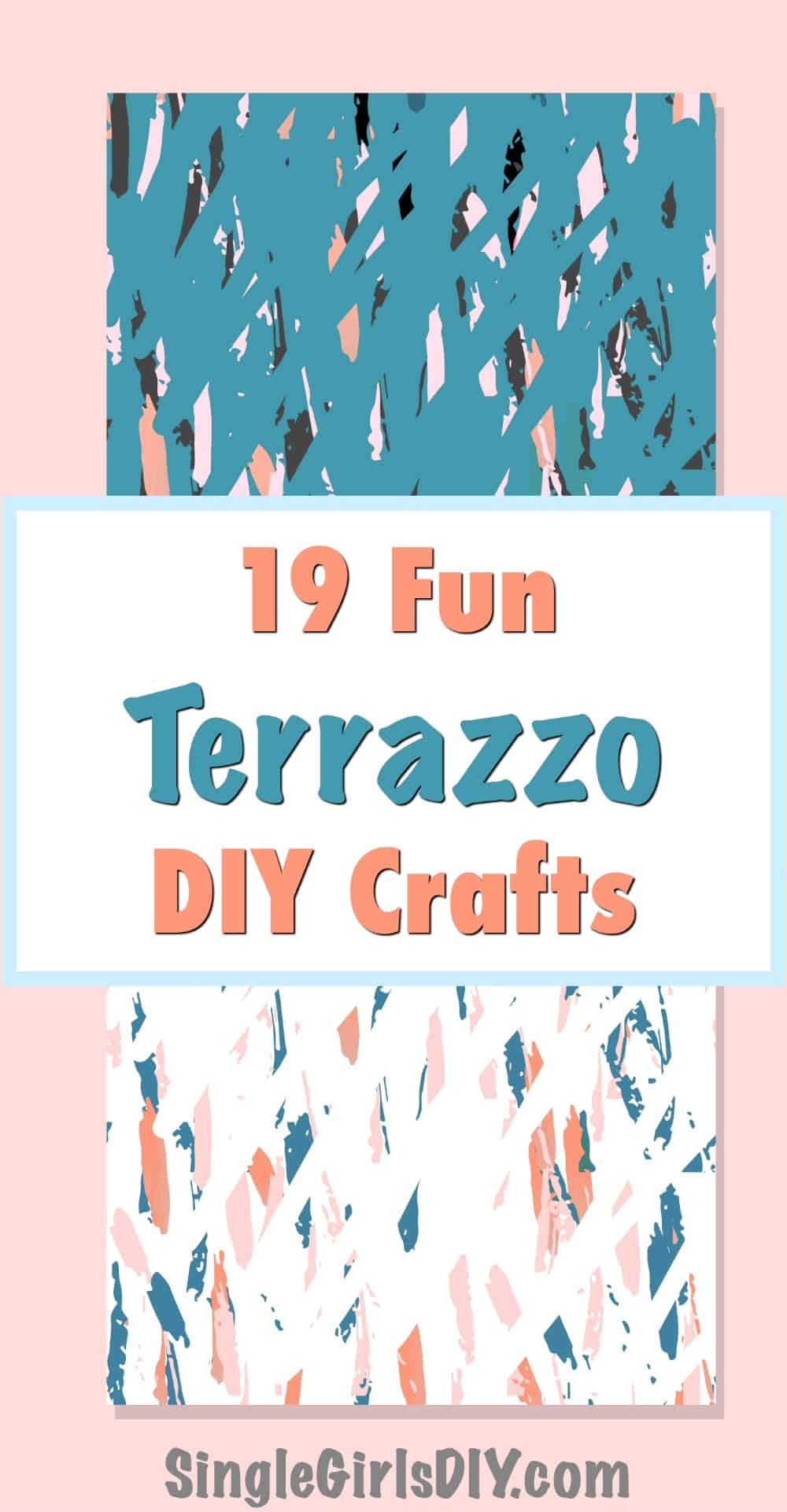 20 Colorful DIY Terrazzo Crafts - Single Girl's DIY