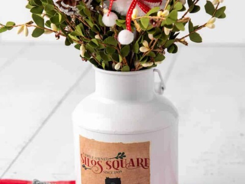 Thrifty Tea Bag Christmas Tree Gift - Single Girl's DIY