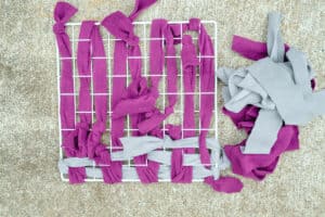 DIY Snuffle Mat for Dogs (3 Easy Steps) - Single Girl's DIY
