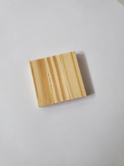 Quick and Easy! DIY Jenga Block Christmas Present Ornament - Single ...