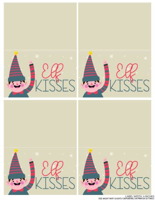 Free Printable Christmas Treat Bag Toppers and Labels - Single Girl's DIY