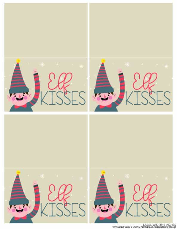 Free Printable Christmas Treat Bag Toppers and Labels - Single Girl's DIY