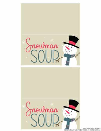 Free Printable Christmas Treat Bag Toppers and Labels - Single Girl's DIY