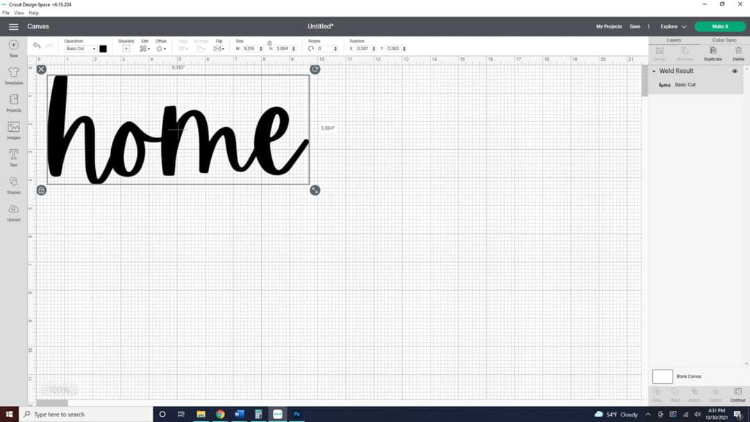 How to Cut Wood with Cricut: DIY Balsa Wood Sign - Single Girl's DIY