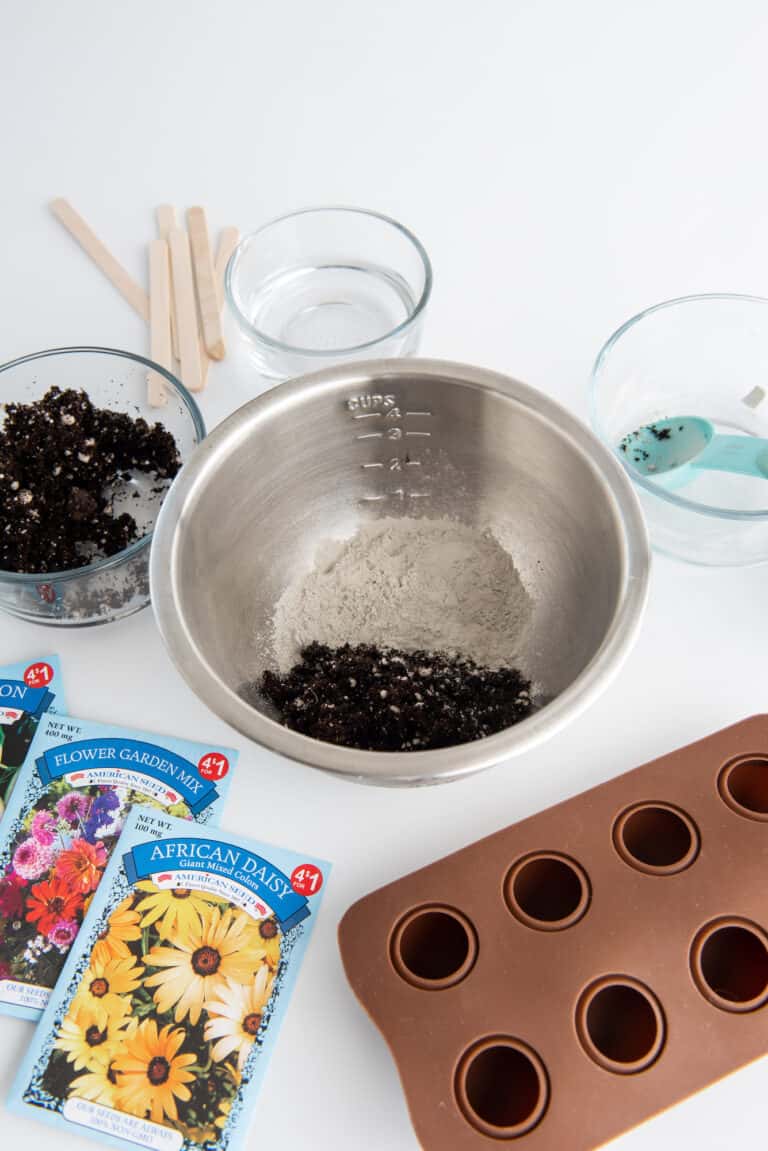 DIY Wildflower Seed Bombs on a Stick - Single Girl's DIY