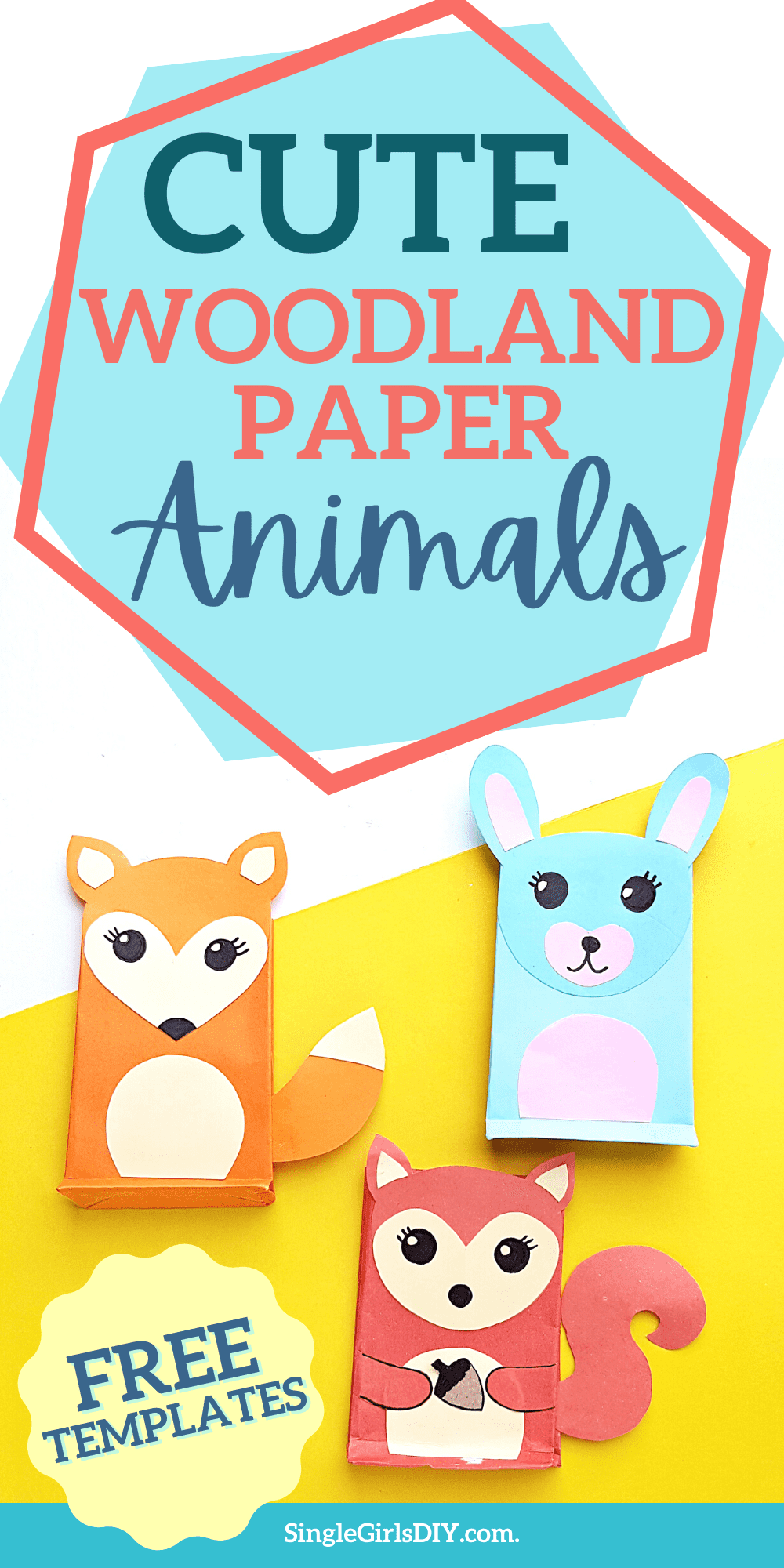 Adorable Forest Paper Bag Animals - Single Girl's DIY