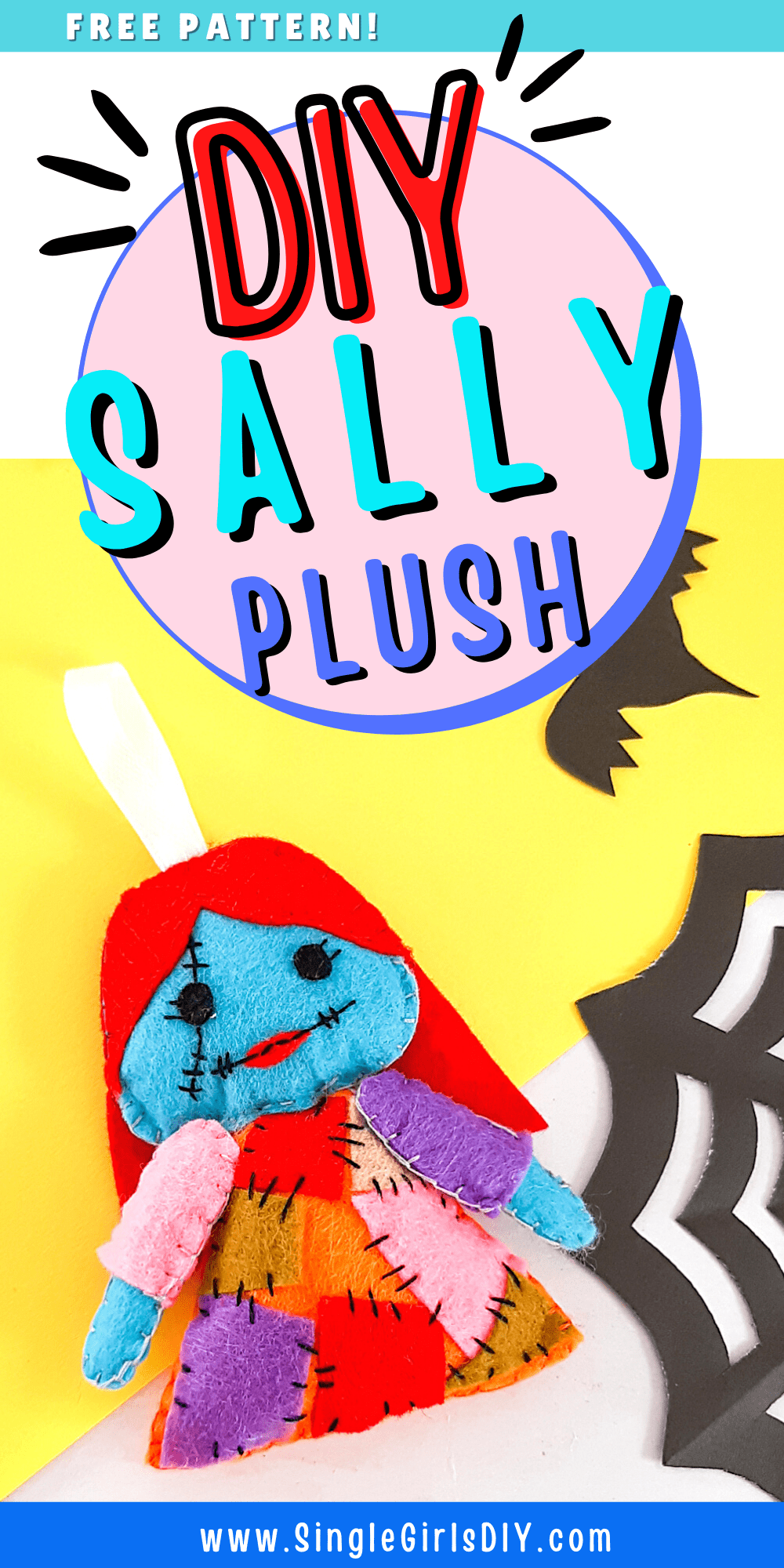 Nightmare Before Christmas Sally Plush Pattern (Free Download) - Single ...