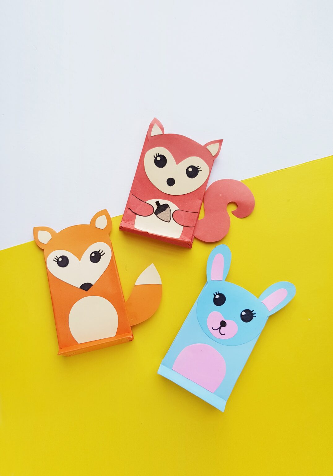Adorable Forest Paper Bag Animals - Single Girl's DIY