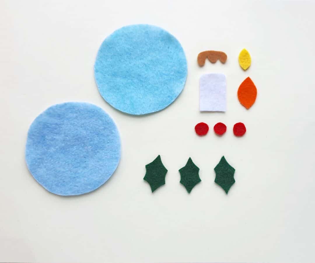DIY Felt Candle Christmas Ornament - Single Girl's DIY