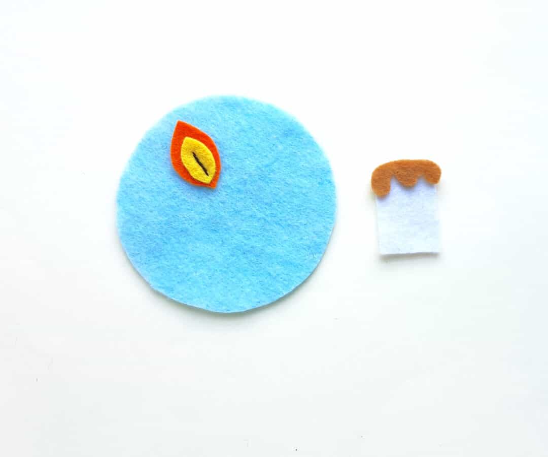 DIY Felt Candle Christmas Ornament - Single Girl's DIY