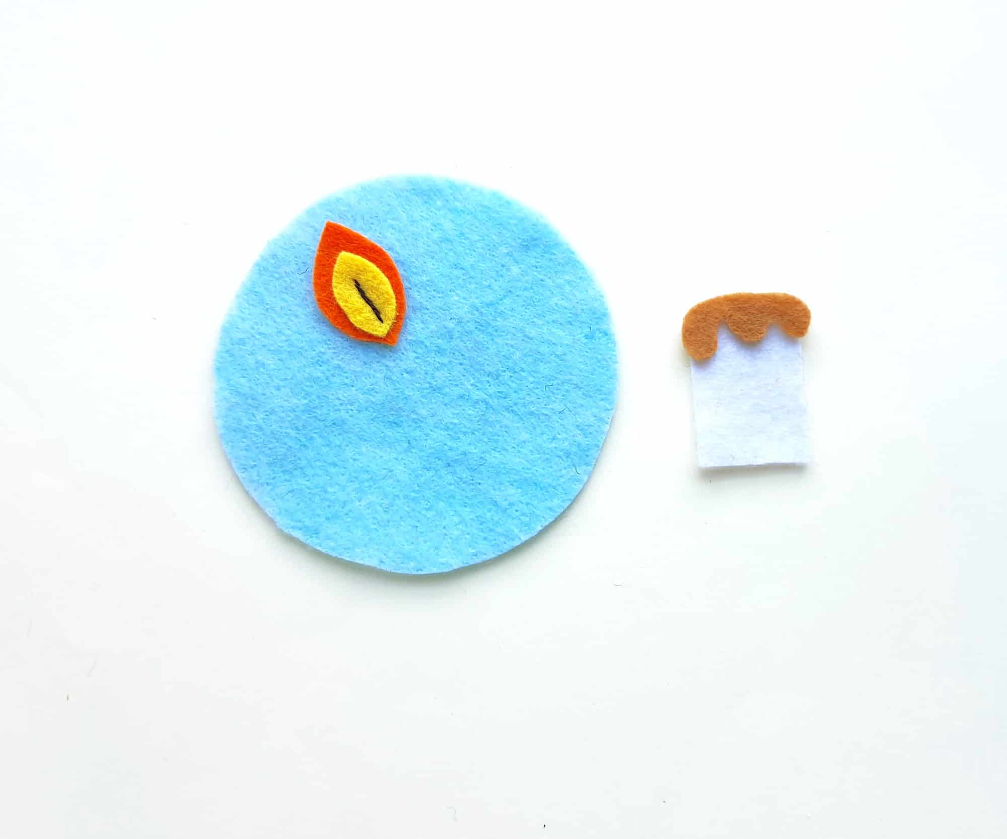 DIY Felt Candle Christmas Ornament - Single Girl's DIY