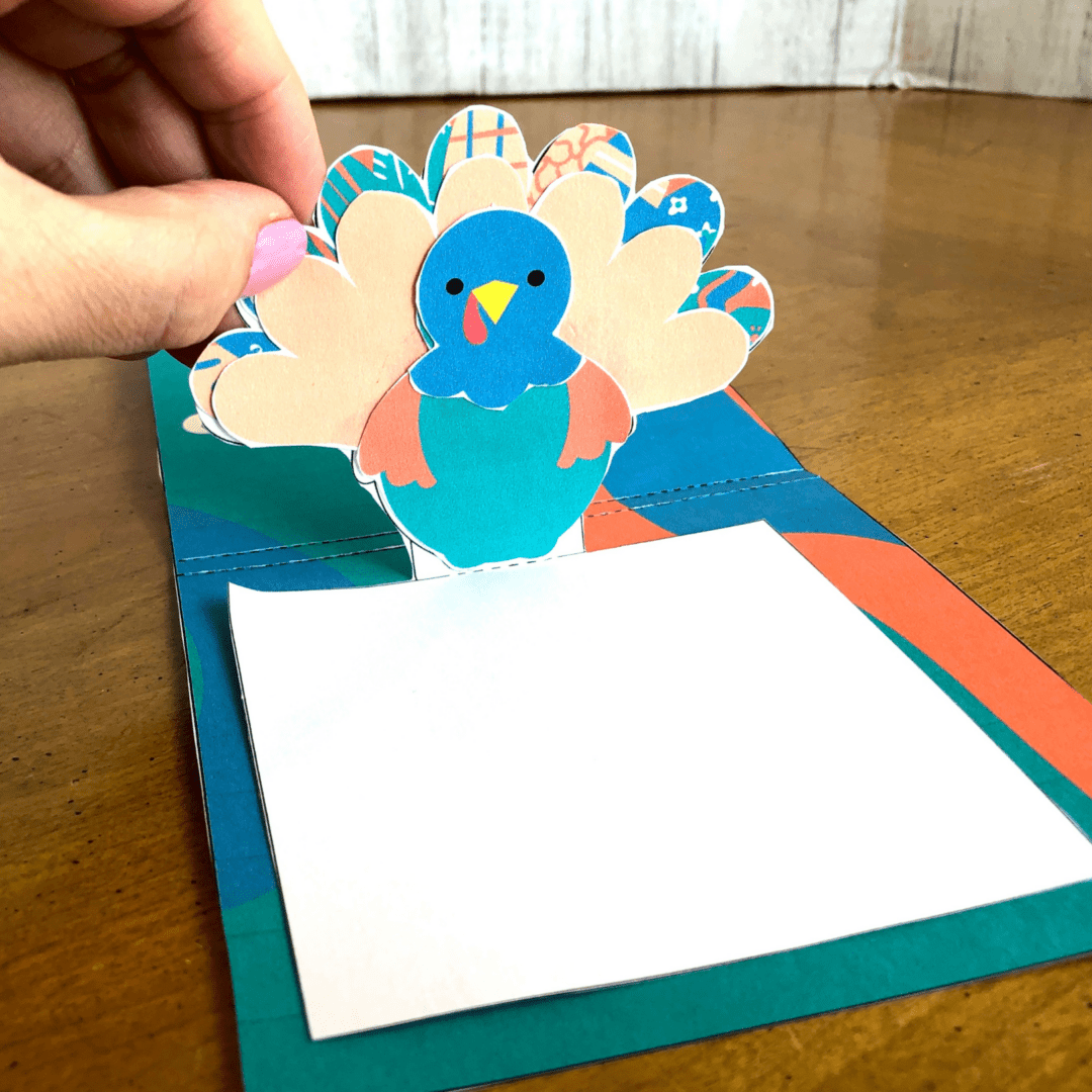 DIY Thanksgiving Pop Up Card - Single Girl's DIY