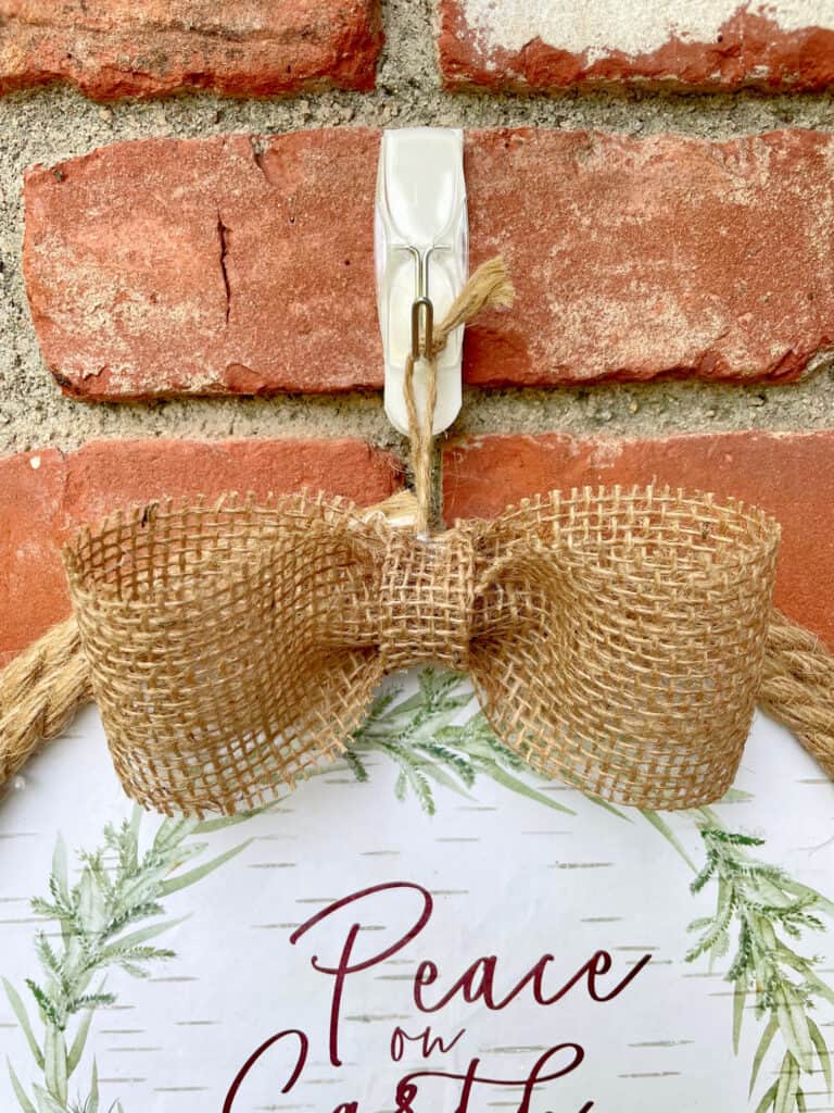 DIY Peace Wreath - Single Girl's DIY