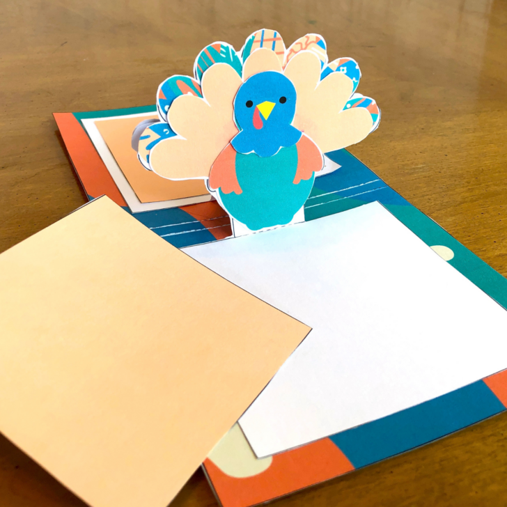 DIY Thanksgiving Pop Up Card - Single Girl's DIY