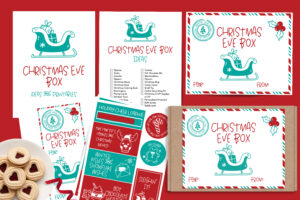 Christmas Eve Box Ideas, Labels and Gift Tags - Single Girl's DIY