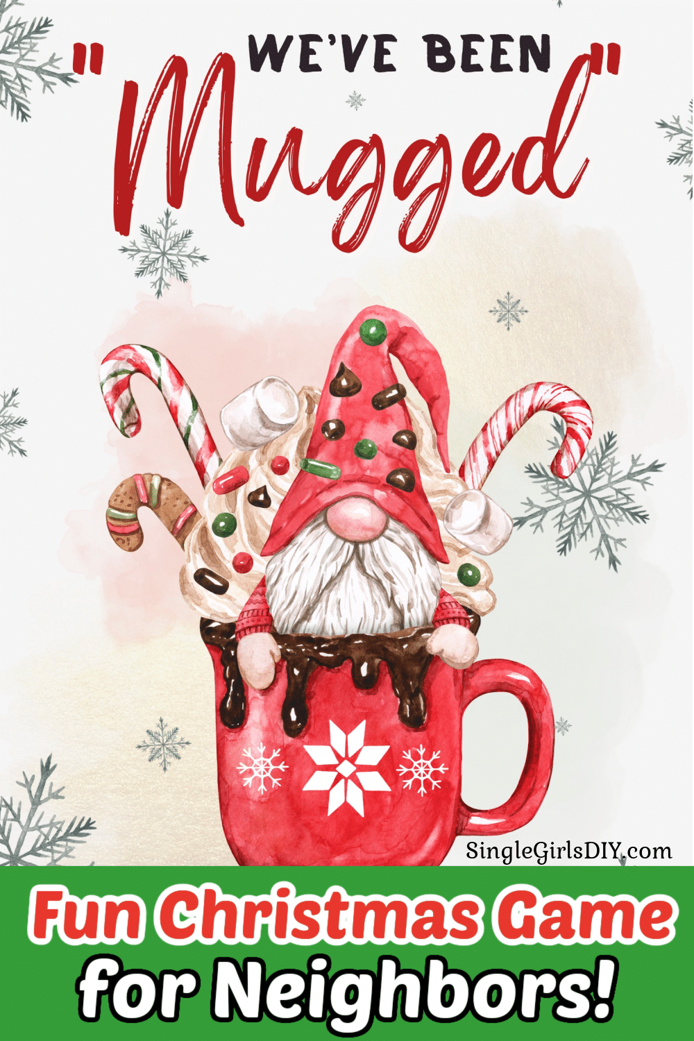 You've Been Mugged Game - Gift Ideas and Free Printable - Single Girl's DIY