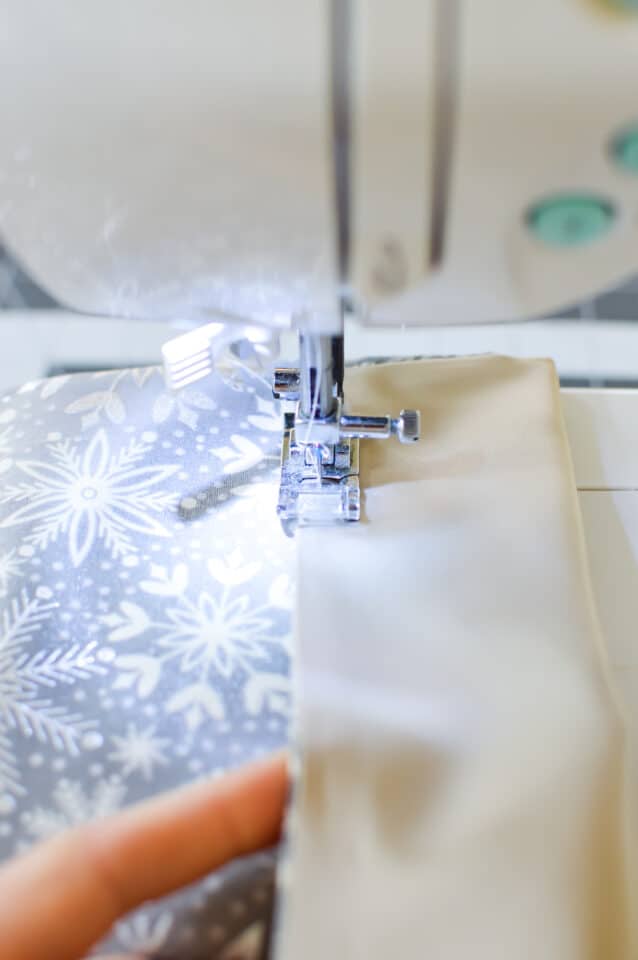 How to Sew a Reusable Drawstring Gift Bag - Single Girl's DIY