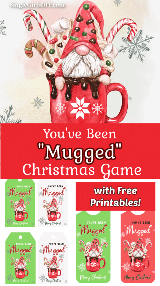 You've Been Mugged Game - Gift Ideas and Free Printable - Single Girl's DIY