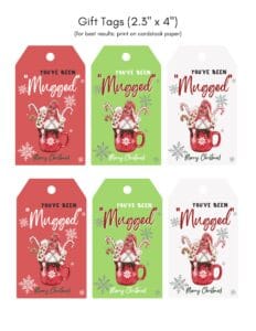 You've Been Mugged Game - Gift Ideas and Free Printable - Single Girl's DIY