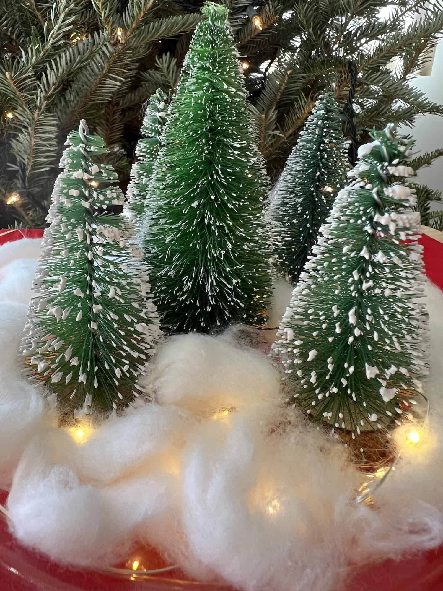 DIY Fairy Light Snowglobe Centerpiece for Christmas - Single Girl's DIY