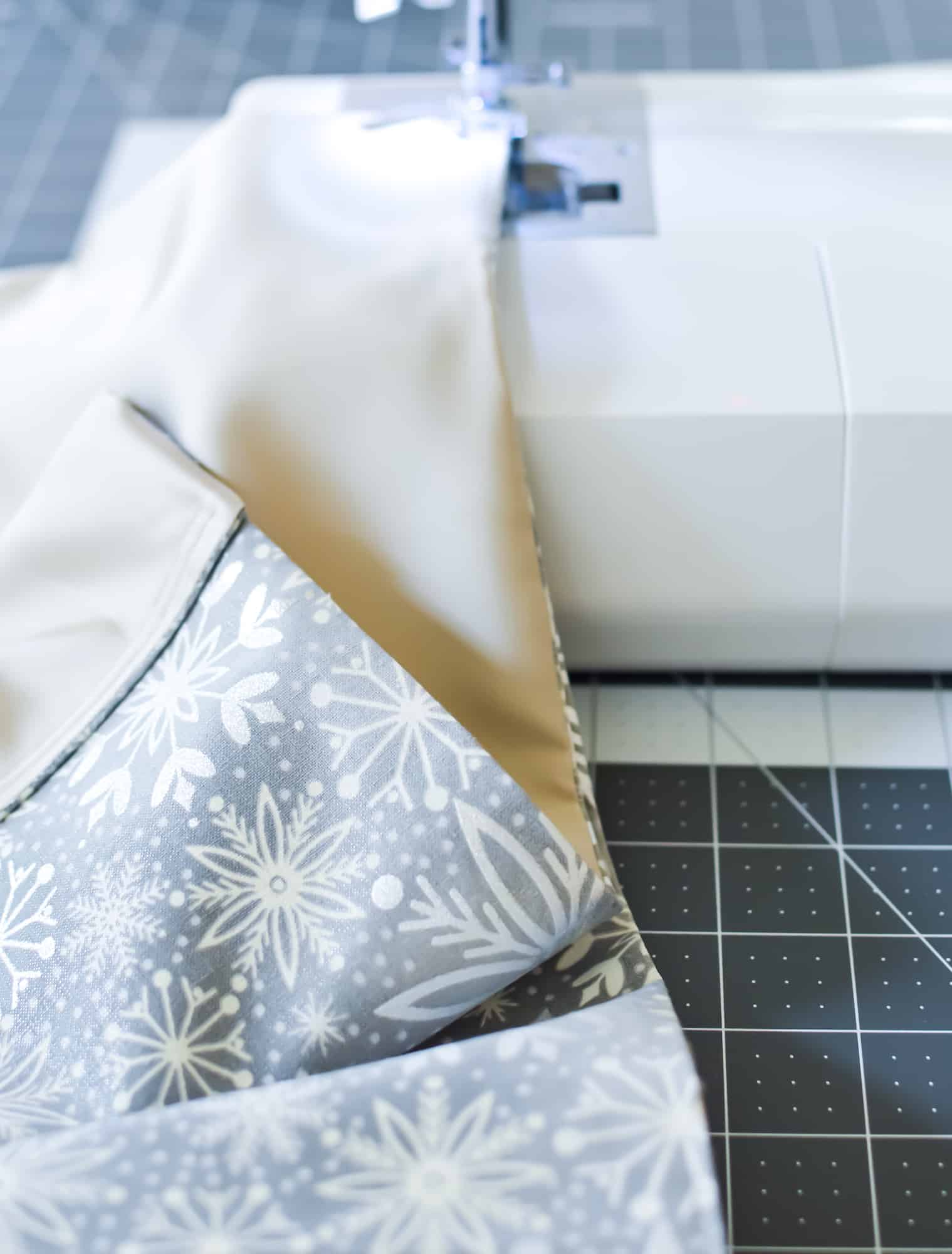 How to Sew a Reusable Drawstring Gift Bag - Single Girl's DIY