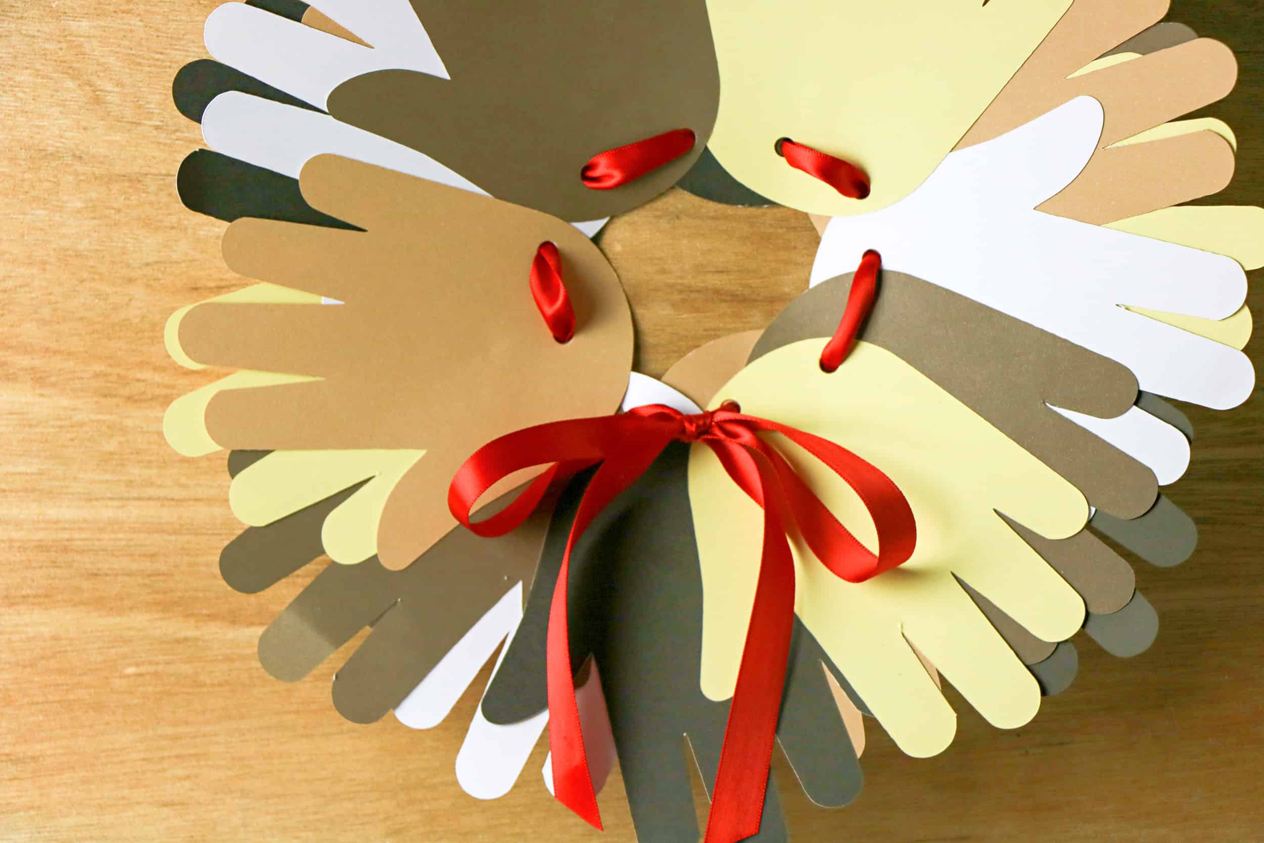 Handprints Unity Wreath (Celebrating Diversity) - Single Girl's DIY