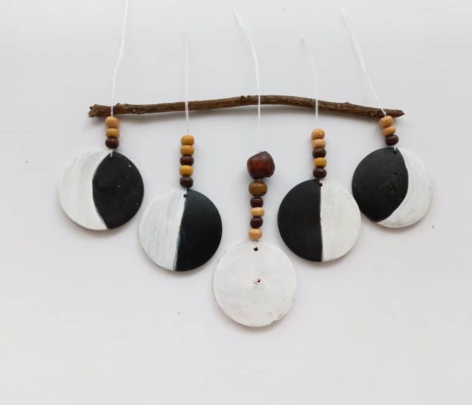 DIY Moon Phase Wall Hanging - Single Girl's DIY