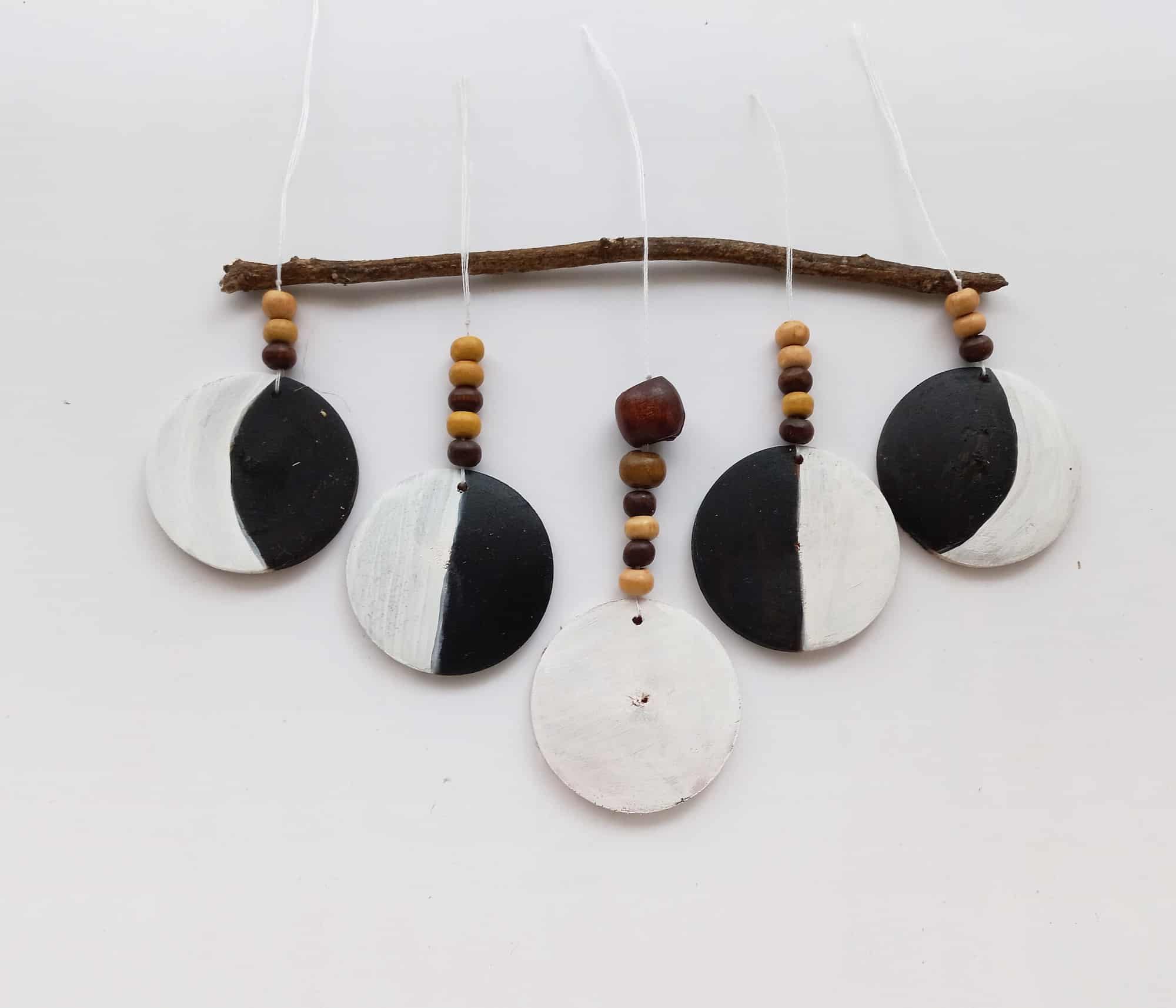 DIY Moon Phase Wall Hanging - Single Girl's DIY