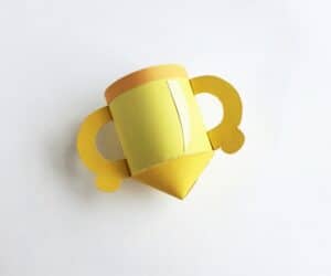 DIY Trophy Using a Toilet Paper Roll - Single Girl's DIY