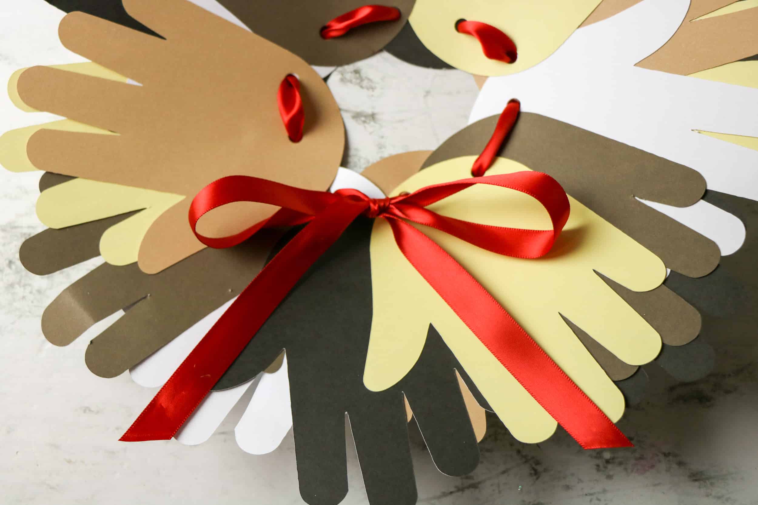 Handprints Unity Wreath (Celebrating Diversity) - Single Girl's DIY