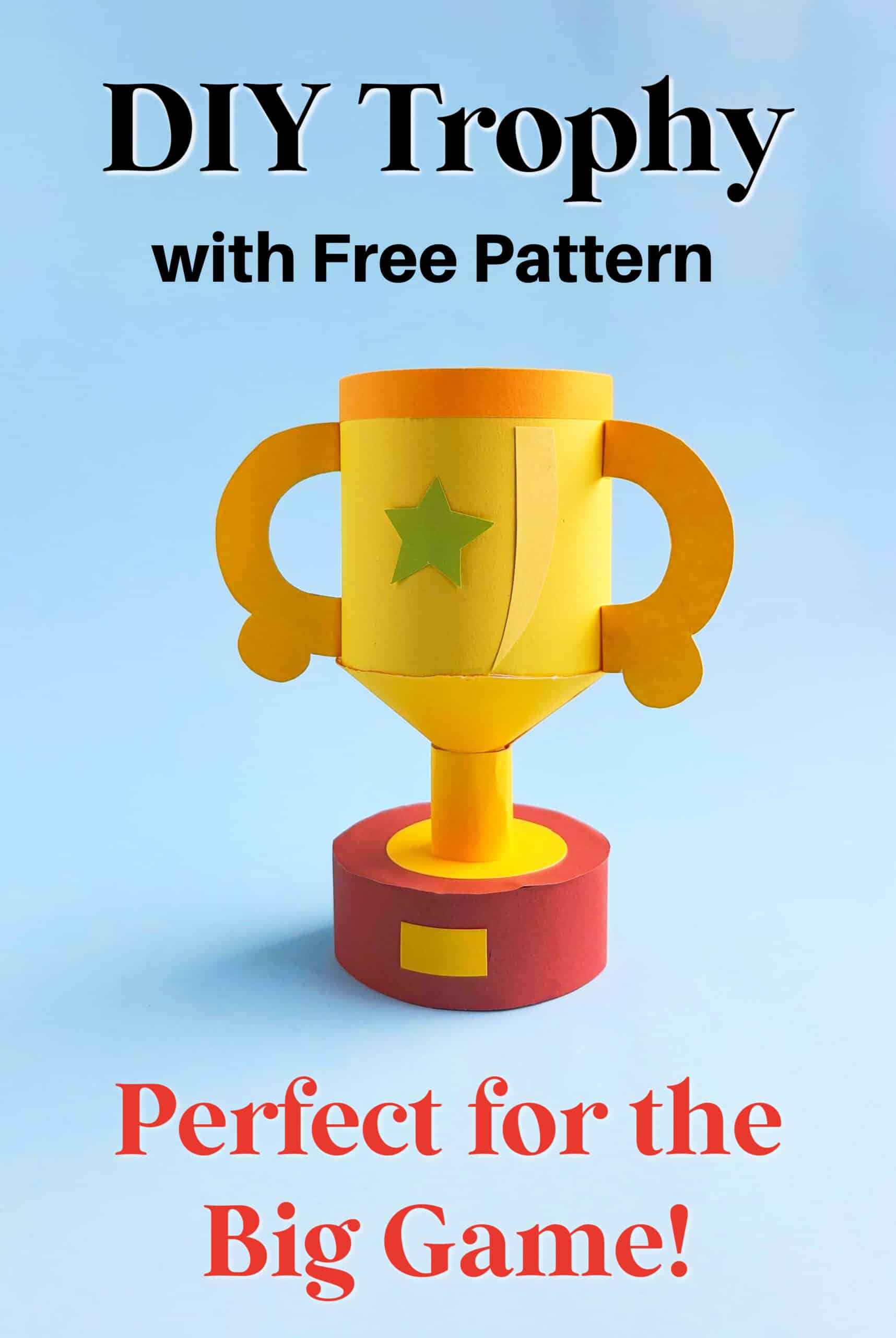 DIY Trophy Using a Toilet Paper Roll - Single Girl's DIY