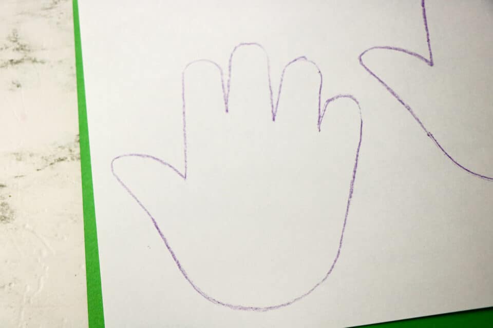 Handprints Unity Wreath (Celebrating Diversity) - Single Girl's DIY