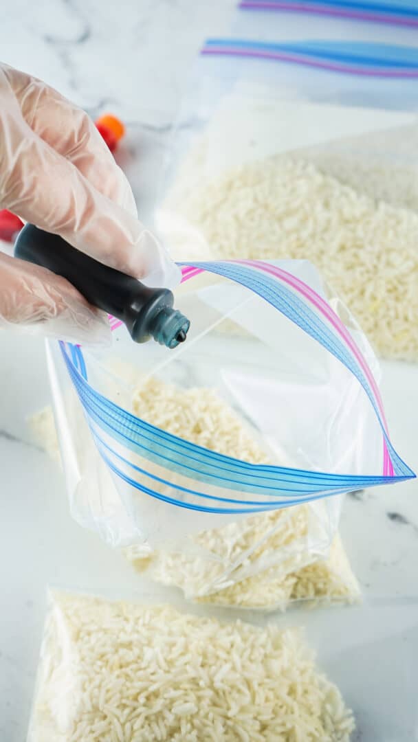 How to Dye Eggs with Rice: Speckled Coloring Method - Single Girl's DIY