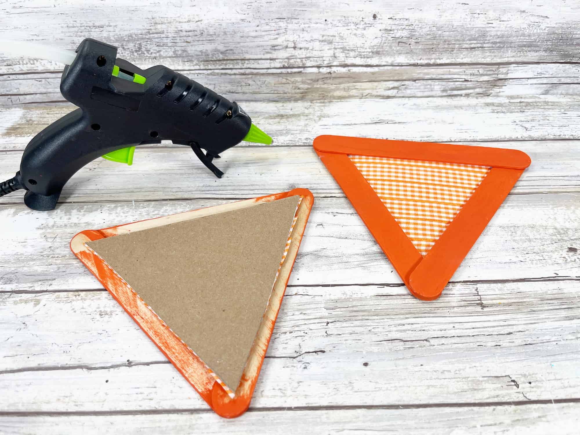 Handprint Carrot Craft with Popsicle Sticks - Single Girl's DIY