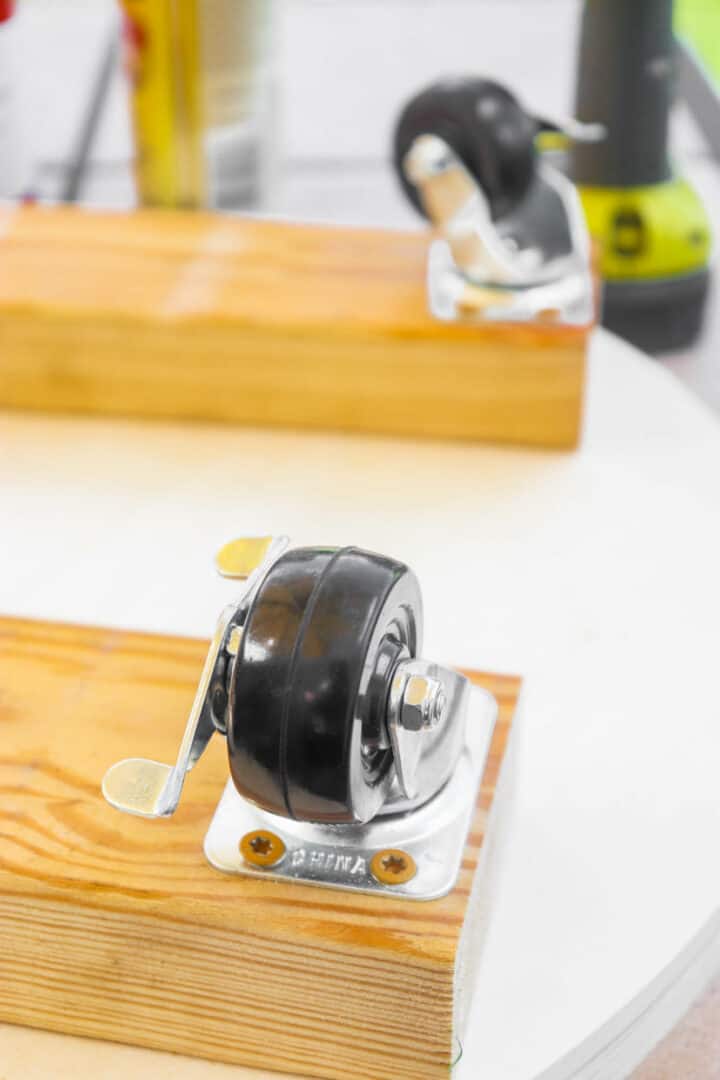 DIY Plant Caddy: Rolling Plant Base With Wheels - Single Girl's DIY