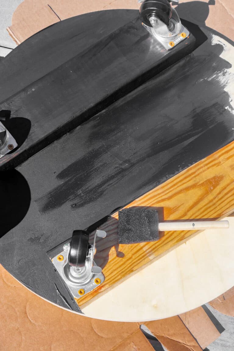 DIY Plant Caddy: Rolling Plant Base With Wheels - Single Girl's DIY