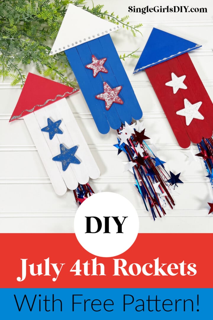 Fourth of July Rocket Craft (Dollar Tree DIY) - Single Girl's DIY