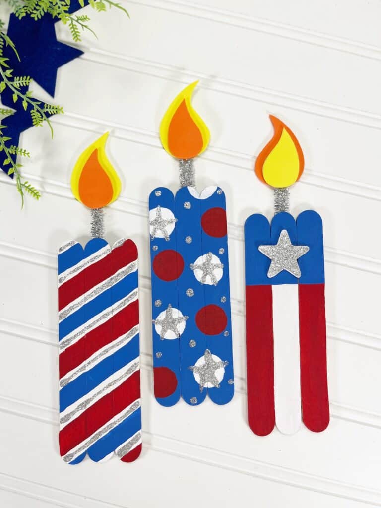Popsicle Stick Firecracker Craft - Single Girl's DIY