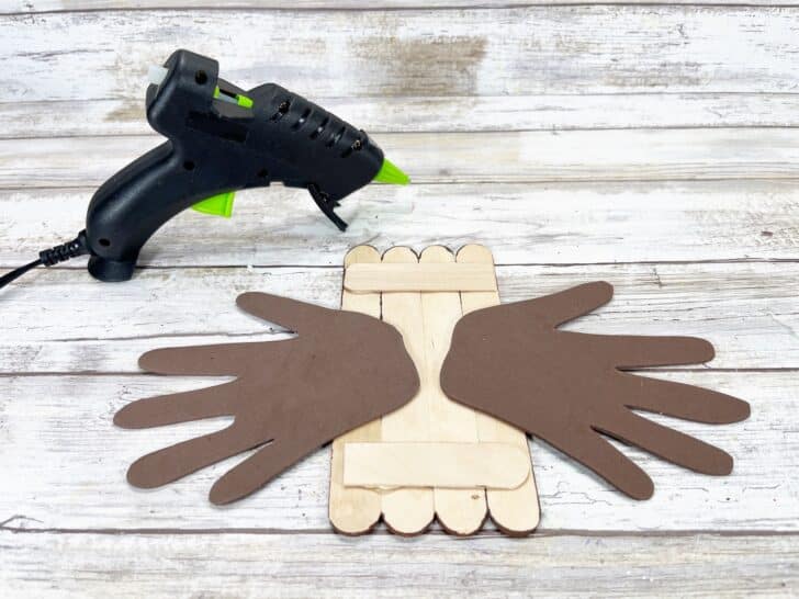 Bald Eagle Handprint Craft (with Popsicle Sticks) - Single Girl's DIY