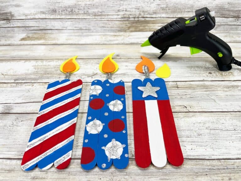 Popsicle Stick Firecracker Craft - Single Girl's DIY