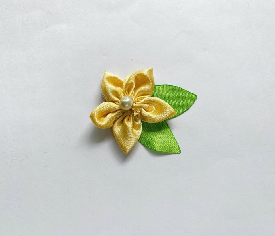 Easy to Make DIY Satin Flowers - Single Girl's DIY