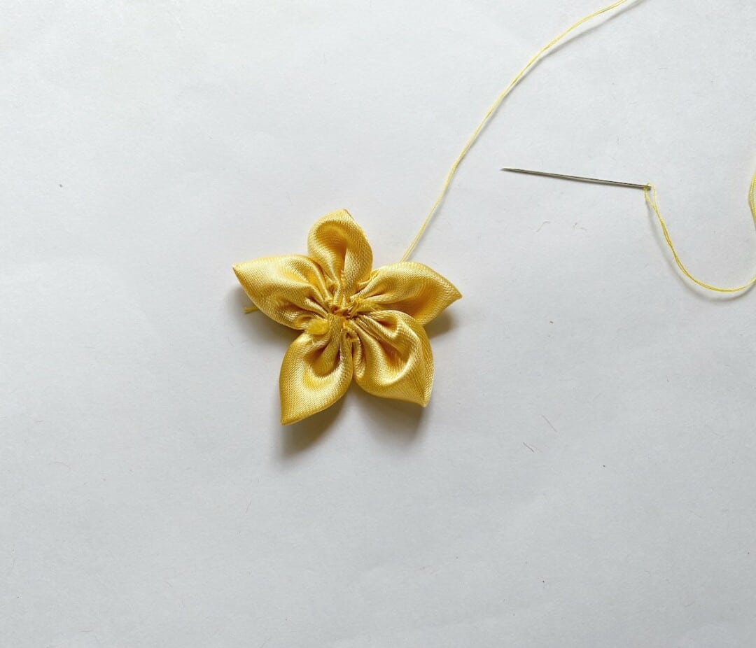 Easy to Make DIY Satin Flowers - Single Girl's DIY