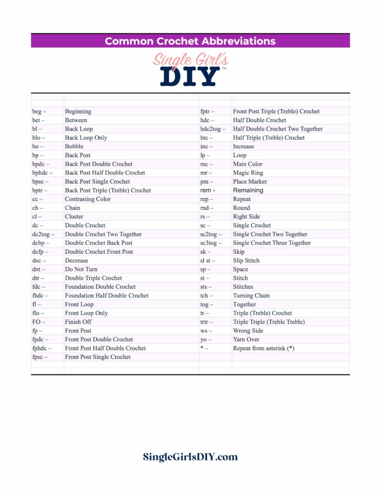 19 Free Half Double Crochet Patterns - Single Girl's DIY