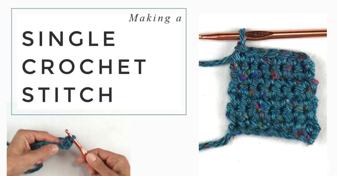 How to Do a Single Crochet Stitch (sc) - Single Girl's DIY